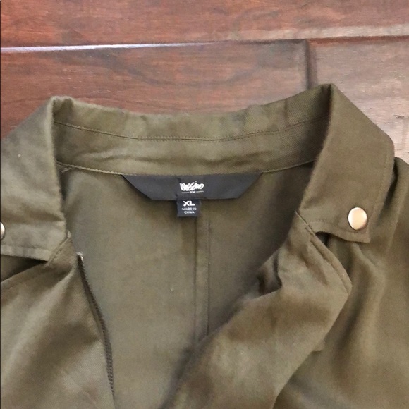 Mossimo Supply Co. | Jackets & Coats | Army Green Military Inspired ...